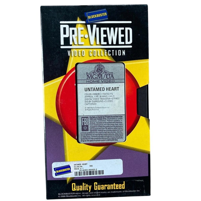 Blockbuster Pre-viewed VHS Tapes | Sold Separately | 90s Nostalgia - Etsy