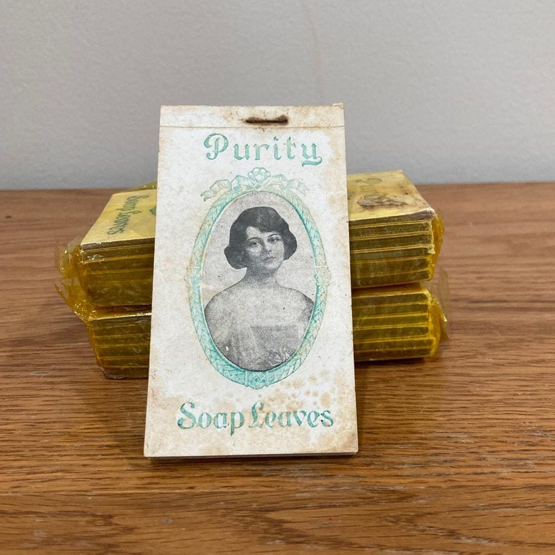 Purity Soap Leaves | Moore Bros. Company | 1900s Antique Grooming - Etsy