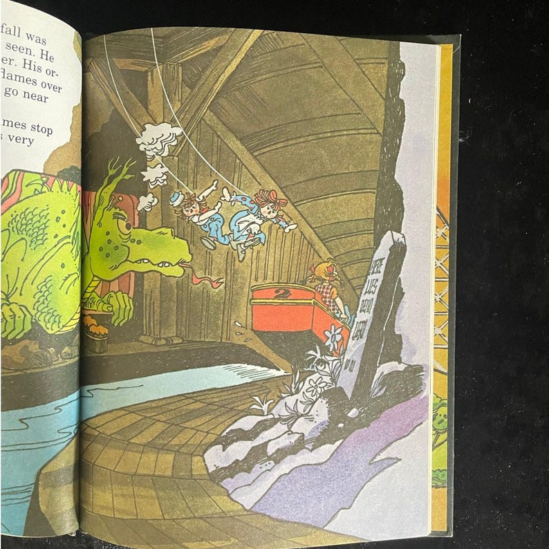Vintage Raggedy Ann and Andy Book: Tunnel of Lost Toys, 1980s Hardcover ...