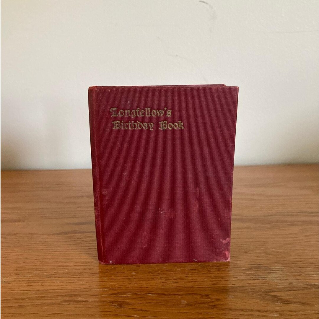 The Longfellow Birthday Book | 1943 | Mini Book - Etsy