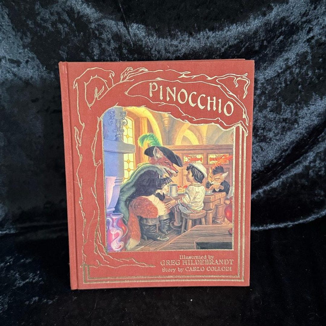 Pinocchio By Carlo Collodi 1986 Signed By Illustrator Vintage