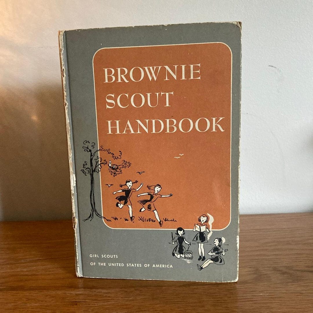 Brownie Scout Handbook | 1955 | 8th Printing - Etsy