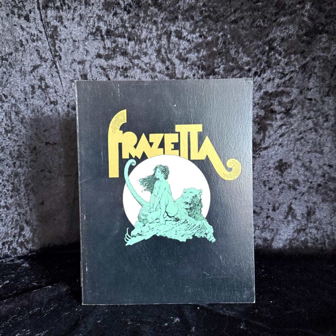 Frank Frazetta the Living Legend | 1981 | Vintage Fantasy Comic Art ...