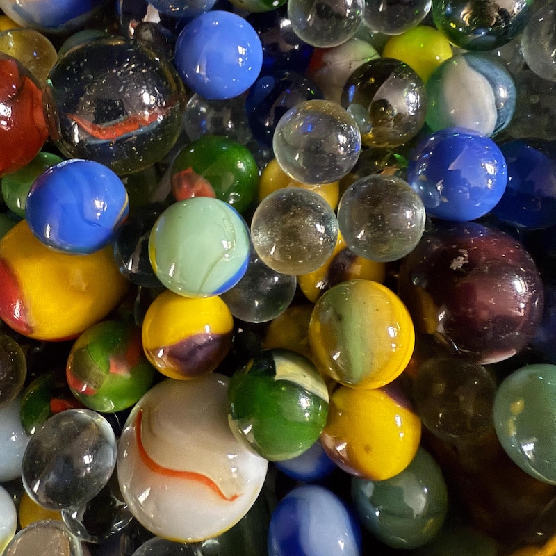 Glass Marbles - Etsy