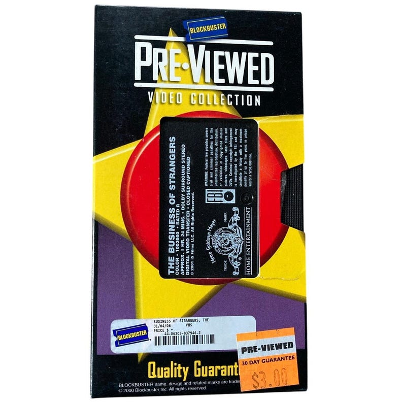 Blockbuster Pre-viewed VHS Tapes | Sold Separately | 90s Nostalgia - Etsy