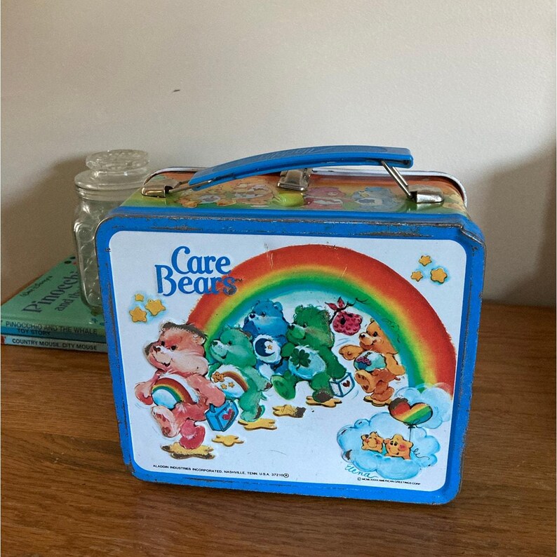 Vintage Care Bears 1983 Aladdin Metal Lunch Box - Etsy