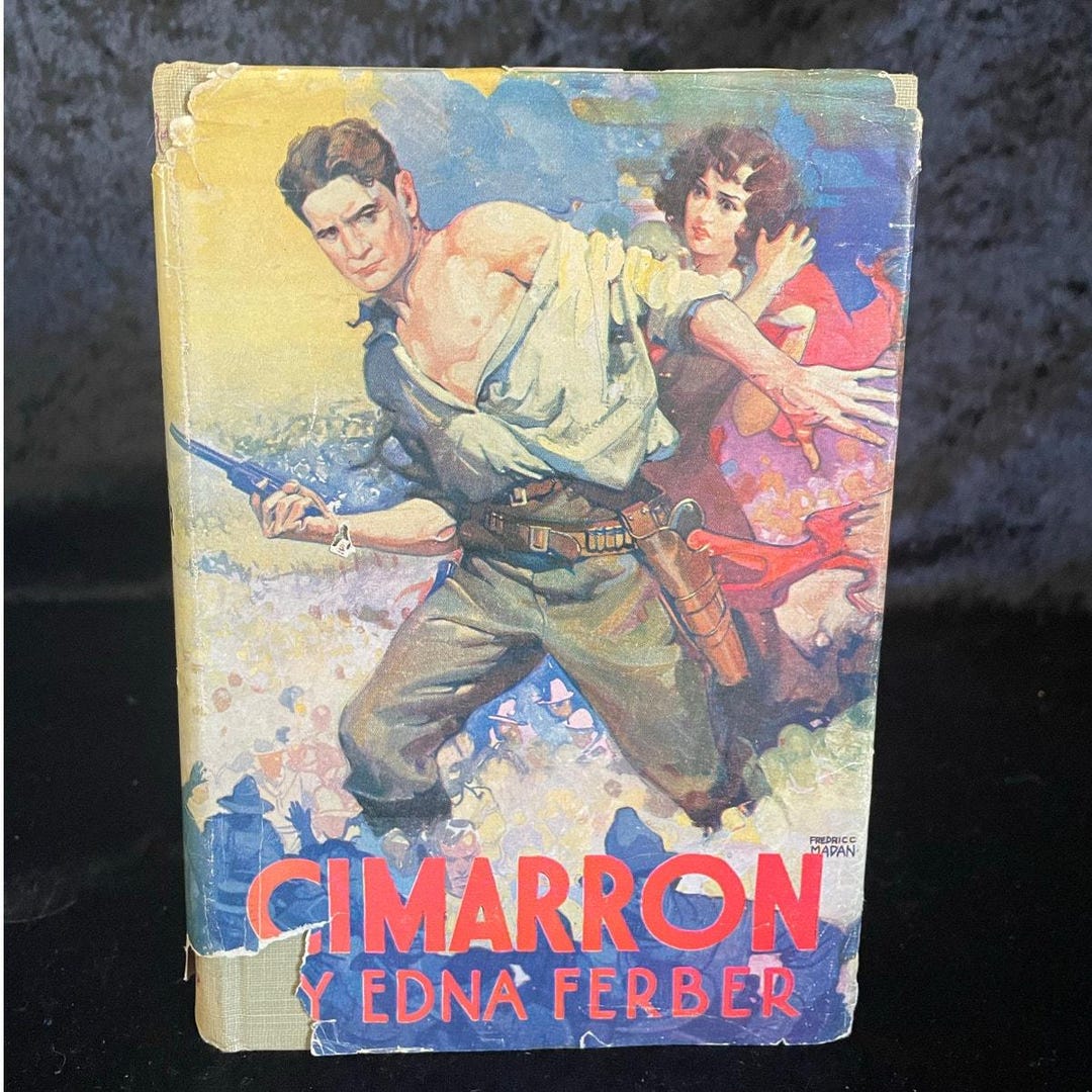 Cimarron by Edna Ferber | 1930 | Vintage Western Novel Turned Movie - Etsy