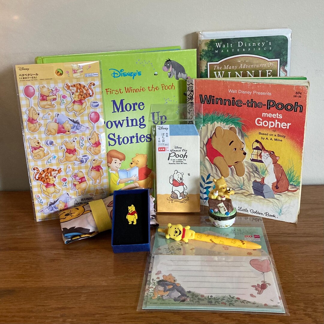 Winnie the Pooh Gift Box | Vintage Disney Memorabilia - Etsy