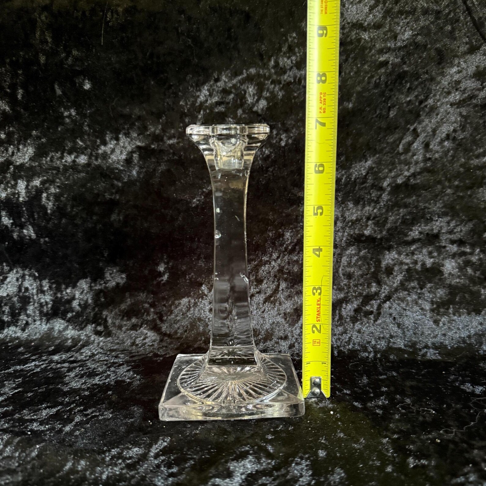 Vintage Glass Candlesticks | Sold Separately | Crystal Elegant Wedding ...