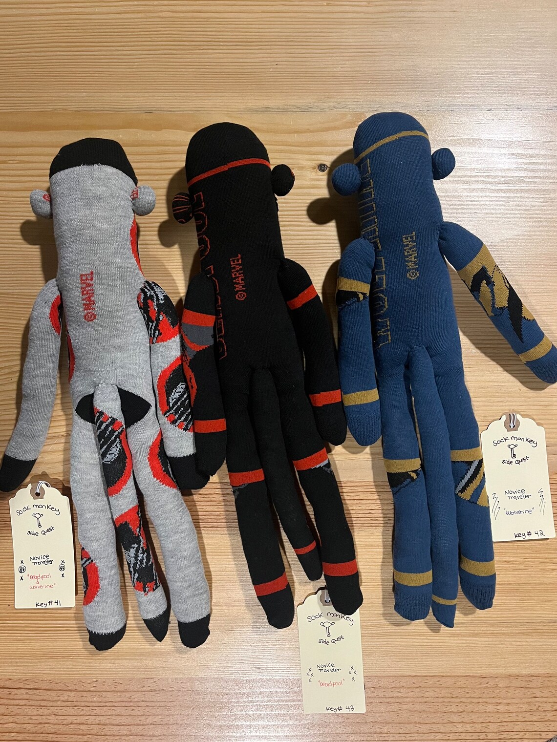 Sock Monkeys Deadpool & Wolverine - Etsy