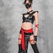 Sexy Ninja Skirt With Belt, Ninja Costume Women, Halloween Ninja ...