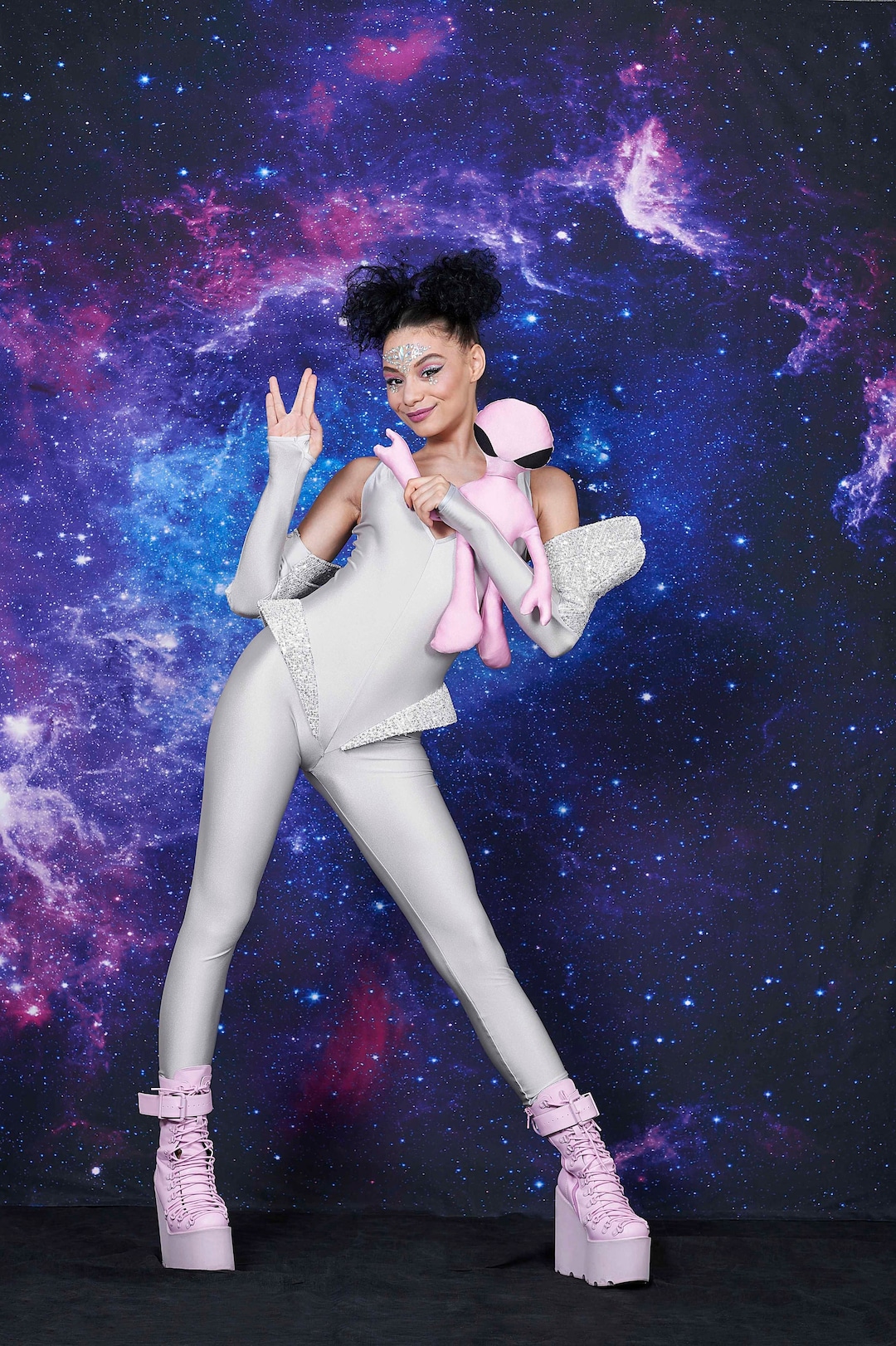 Pink Alien Doll, Funny Alien Baby Doll, Alien Costume Woman, Alien ...