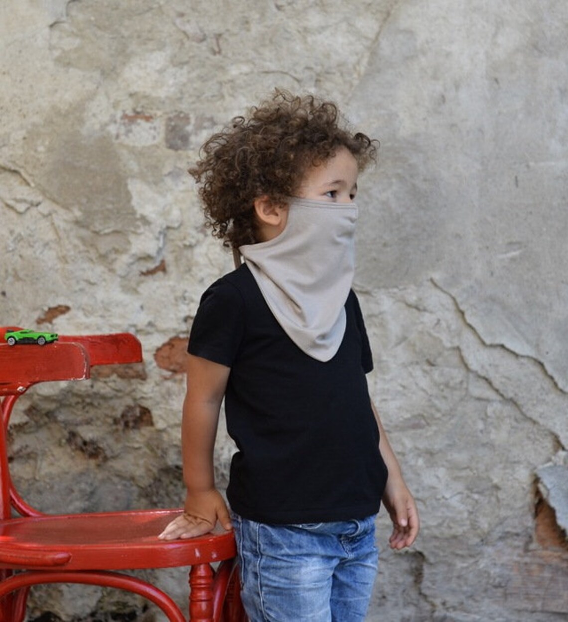 Kid Bandana Face Mask Kid Neck Gaiter Kids Scarf Mask Face - Etsy