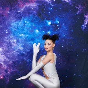 Alien Costume Gloves, 3 Finger Gloves, Funny Costume Gloves, Silver ...