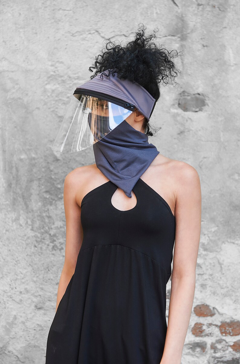 Face Shield Hat Hat With Face Shield Face Shield Mask - Etsy