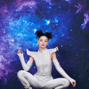 Halloween Gloves Woman, Alien Gloves, Silver Sequin Gloves, Alien ...