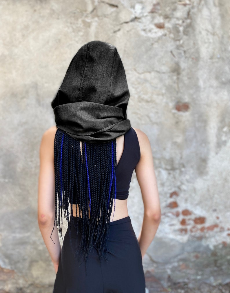 Linen Scarf Hood Face Shield Infinity Scarf Hood Face Shield - Etsy
