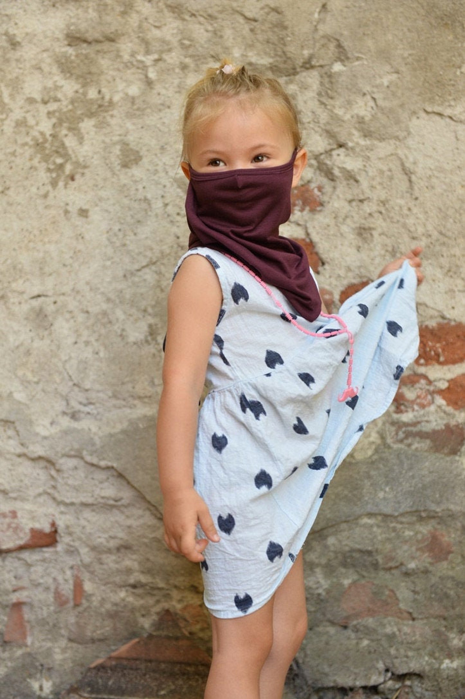 Kid Bandana Face Mask Kid Neck Gaiter Kids Scarf Mask Face - Etsy