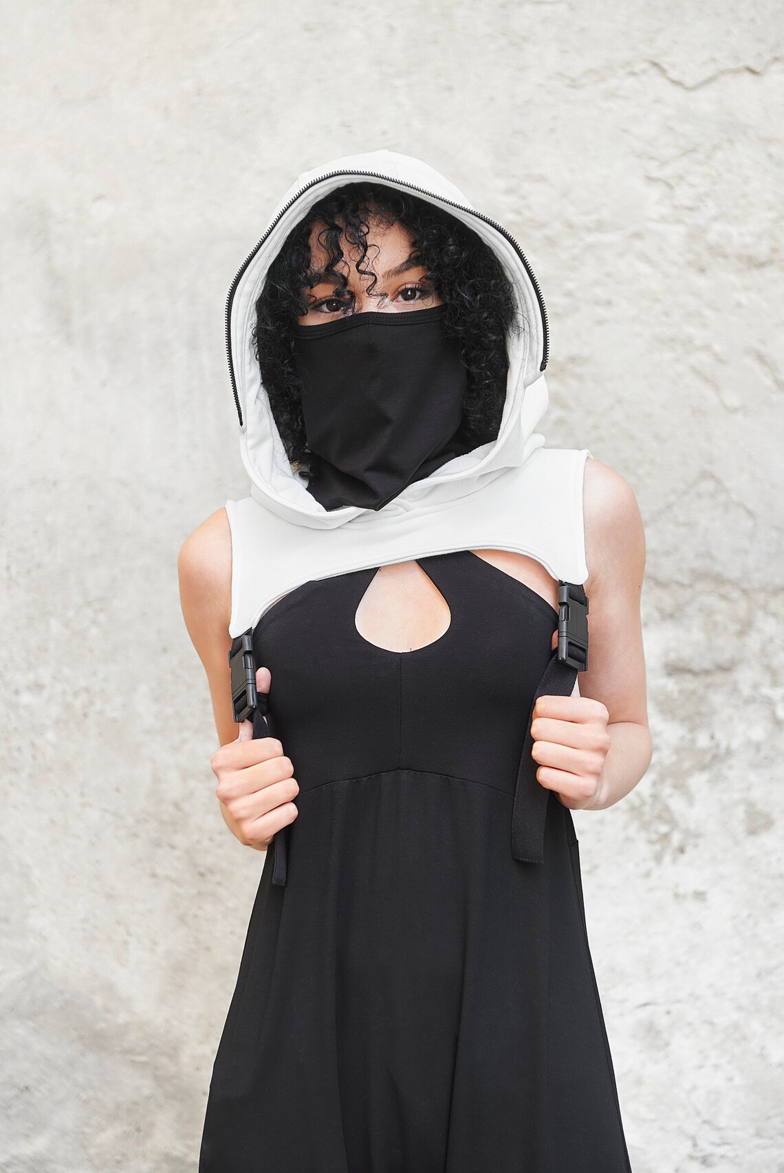 Hooded Face Shield Face Mask Adults Halloween Costume Women - Etsy