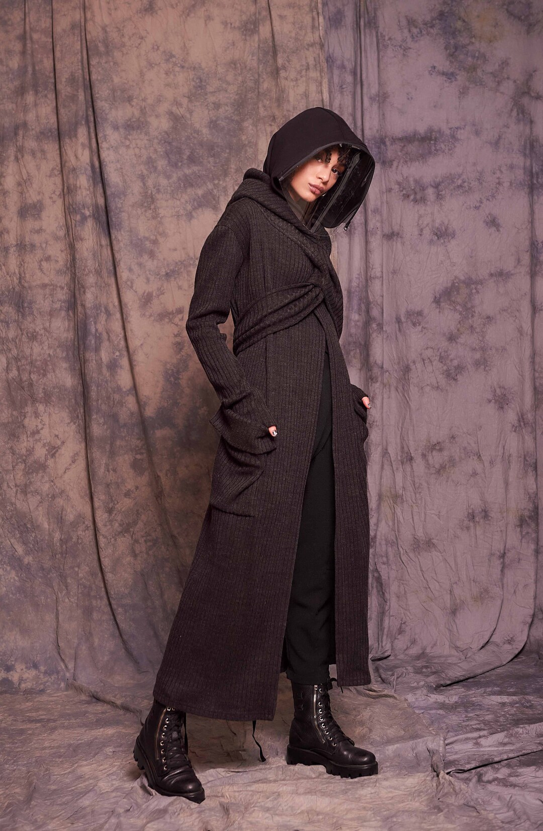 Gothic Coat, Long Cardigan, Cardigan Coat, Steampunk Coat, Winter Coat ...