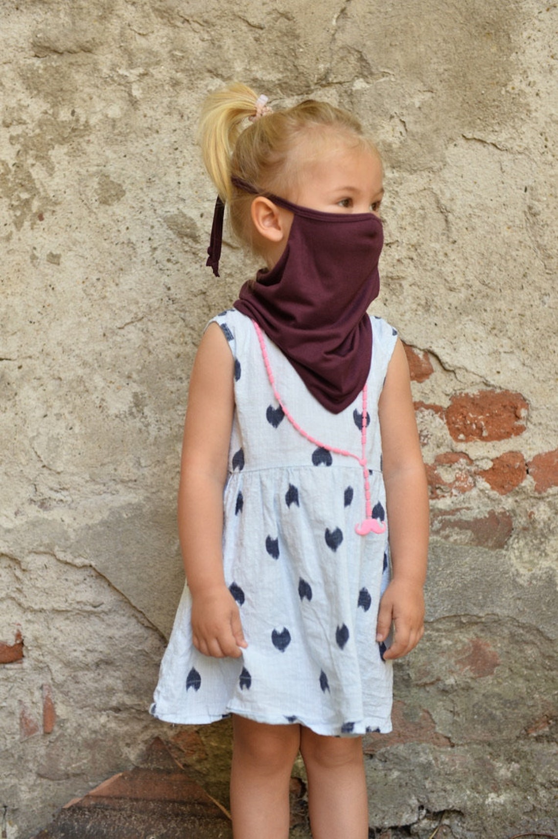 Kid Bandana Face Mask Kid Neck Gaiter Kids Scarf Mask Face | Etsy
