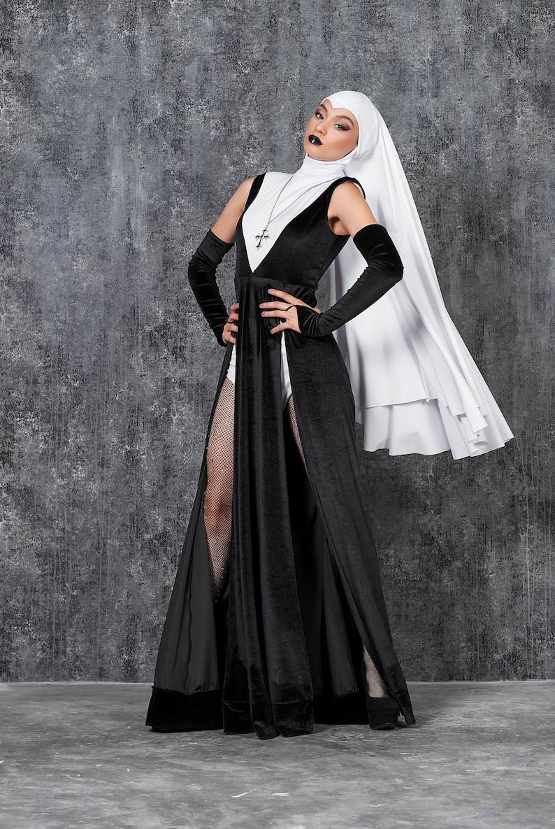 Sexy Nun Dress Nun Costume for Woman Halloween Costume | Etsy