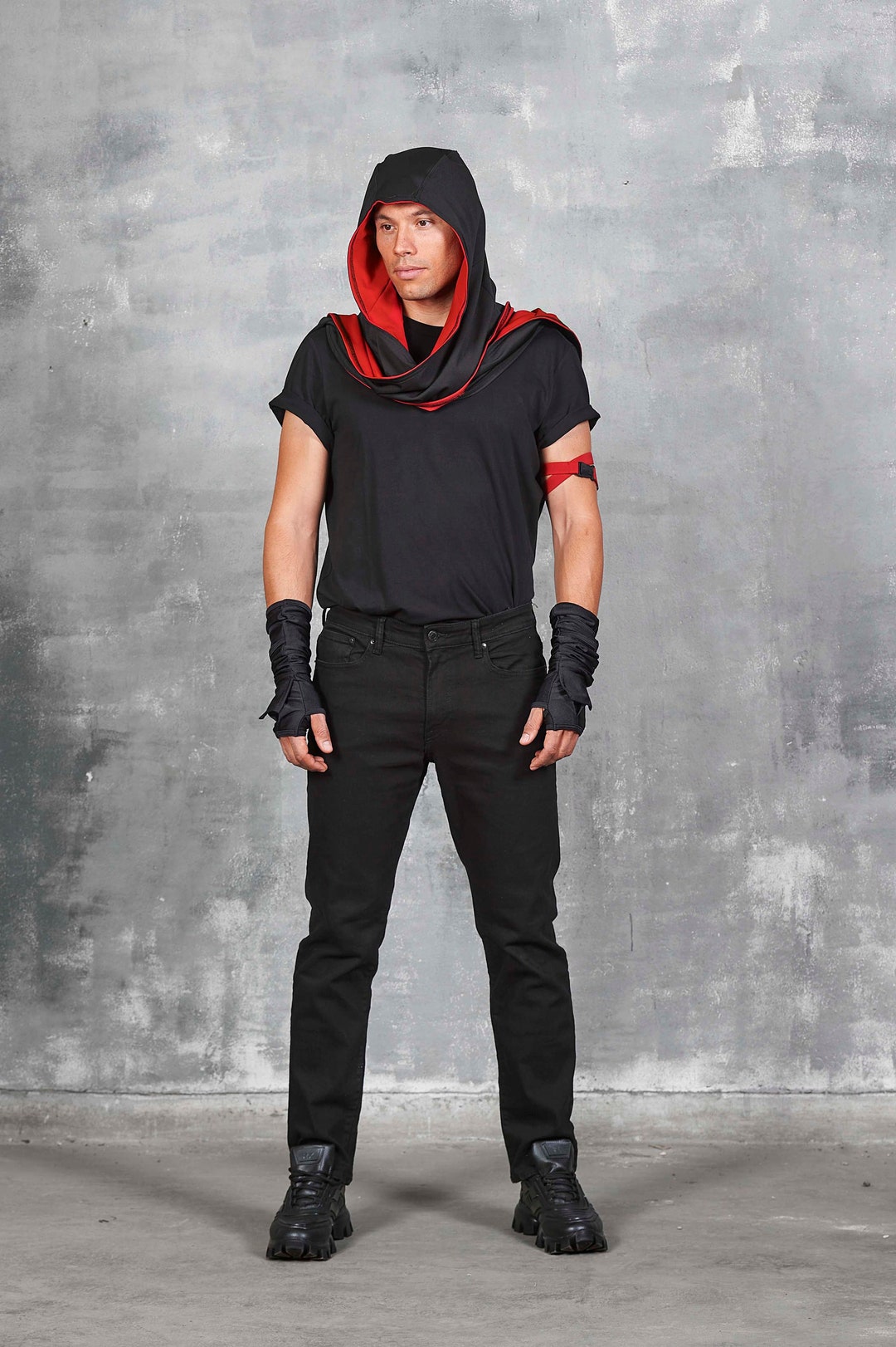 Halloween Ninja Hood Men, Halloween Ninja Costume Men, Halloween ...