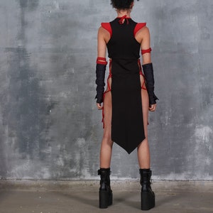 Ninja Costume Women Sexy Black Ninja Dress Halloween Ninja - Etsy