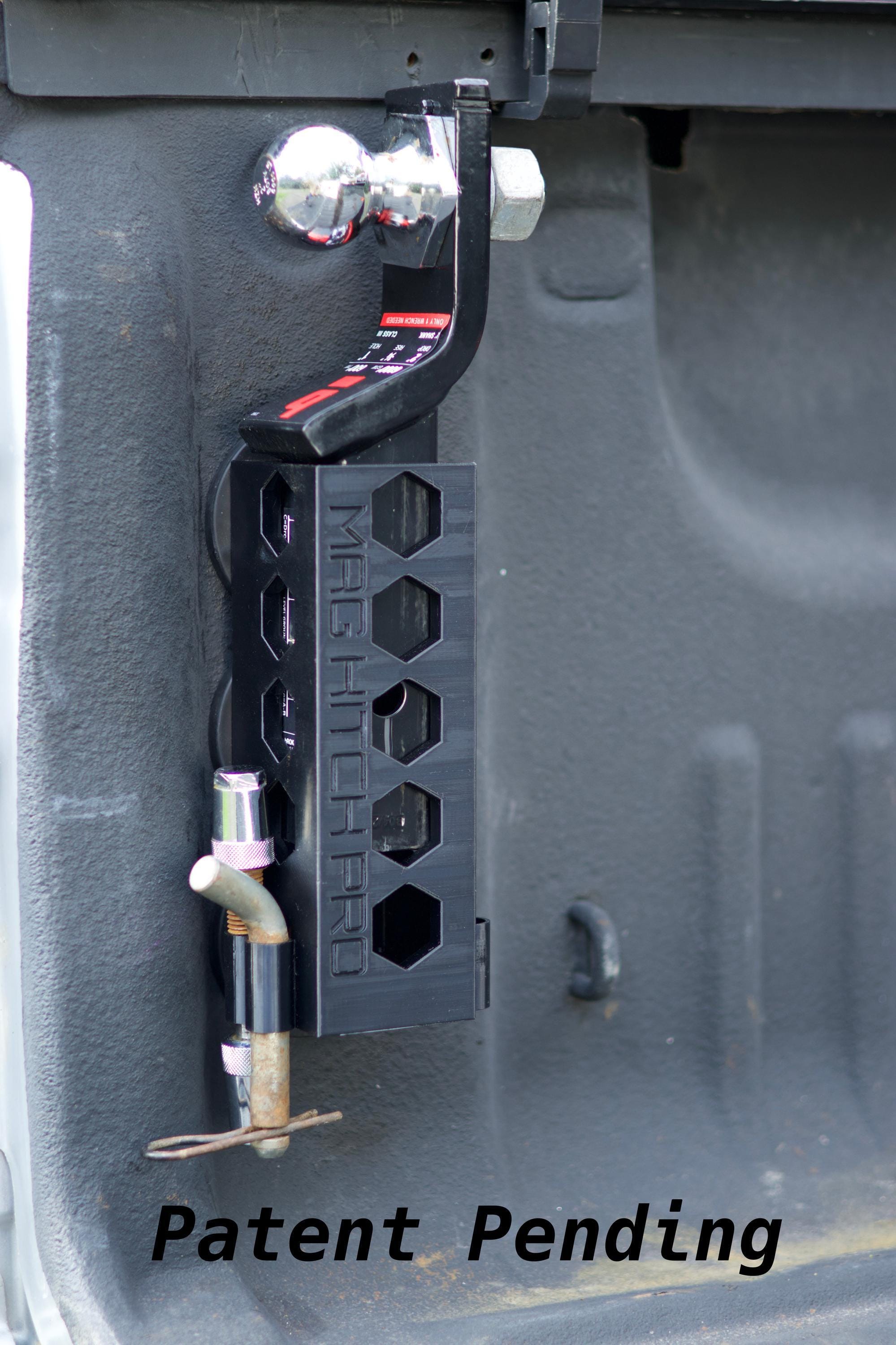 Magnetic Trailer Hitch & Pin Holder | Truck Bed Hitch Pin Organizer ...