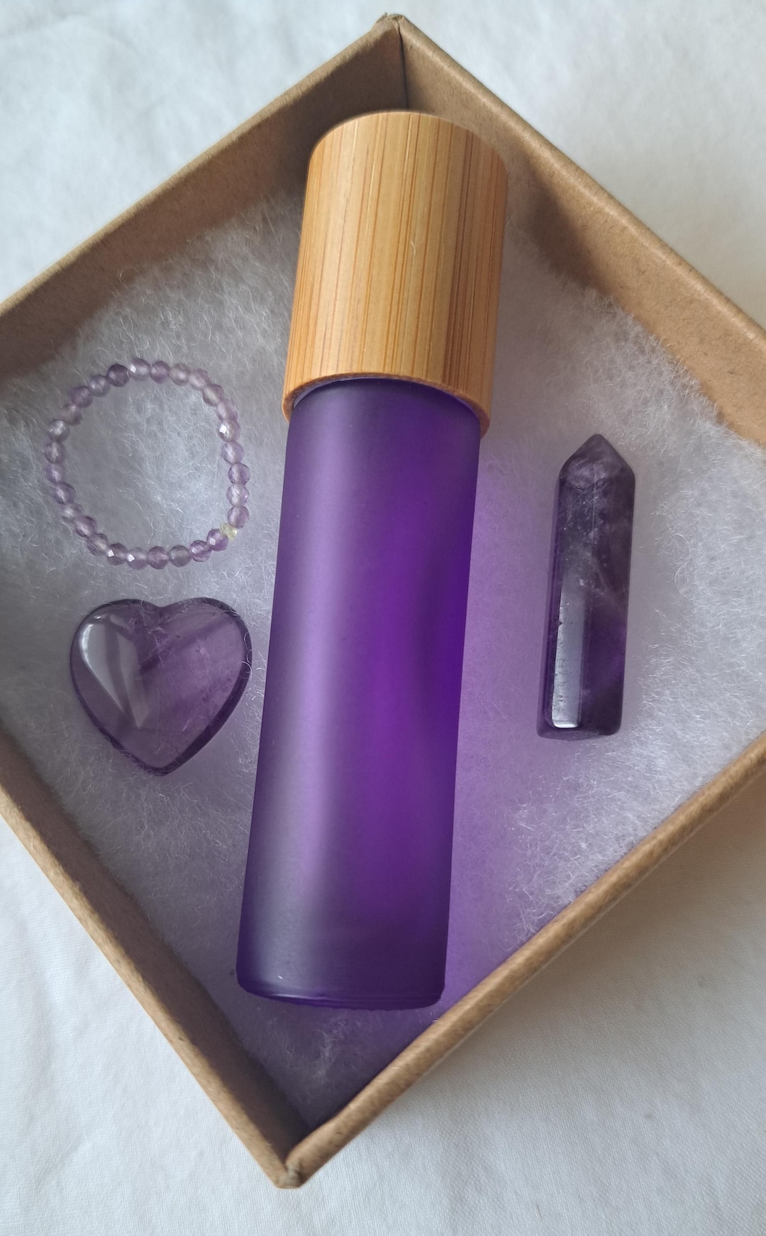 Amethyst Gift Box, Small Gift Boxes, Purple Crystals, Essential Oils ...