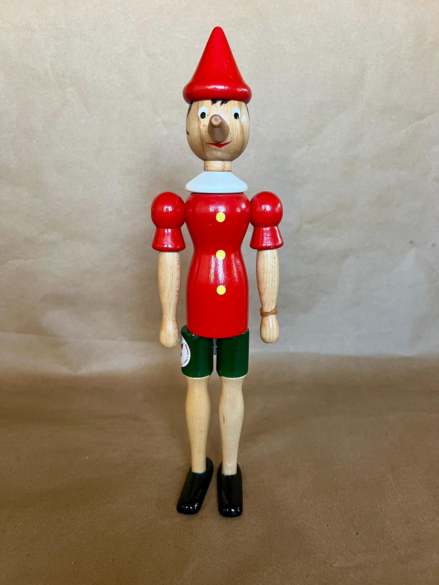 Vintage Pinocchio- Wooden, Jointed, Hand Painted-italy - Etsy