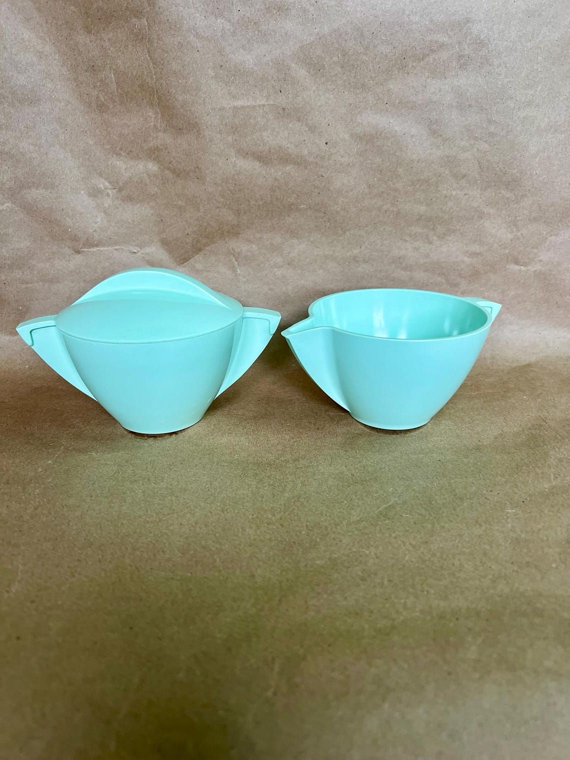 Vintage Mallo Ware Melamine Sugar and Creamer-mcm Seafoam Green - Etsy