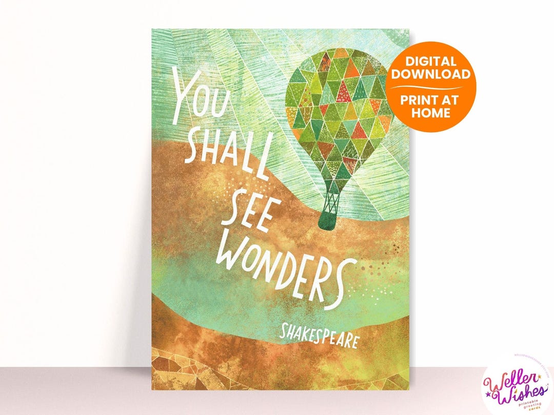 New Adventure Card | Congratulations Card | You Shall See Wonders ...