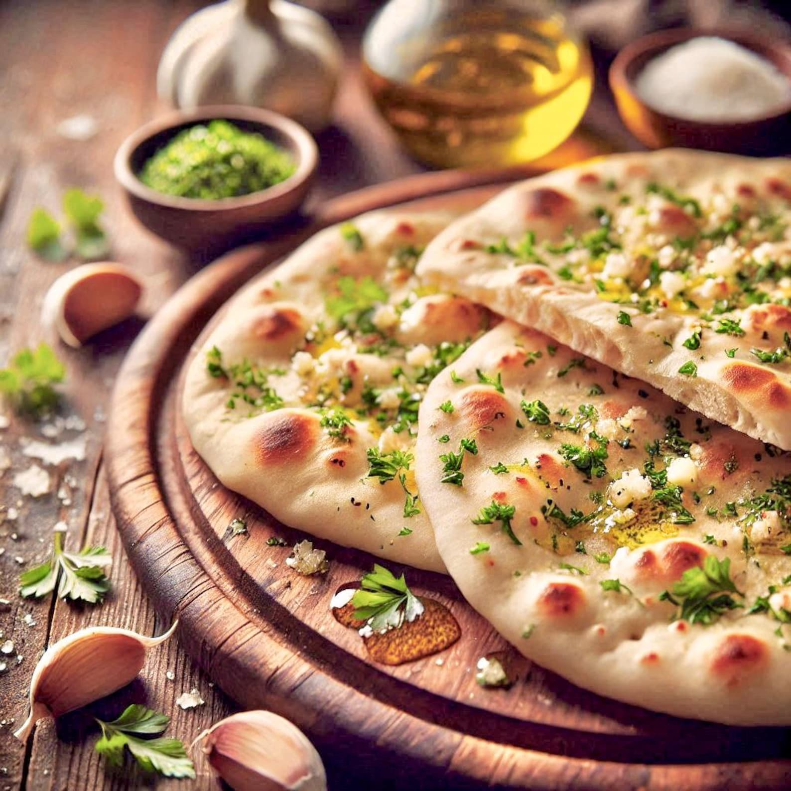 Award Winning Recipe for 5 Minute Garlic Naan, Digital PDF Instant ...