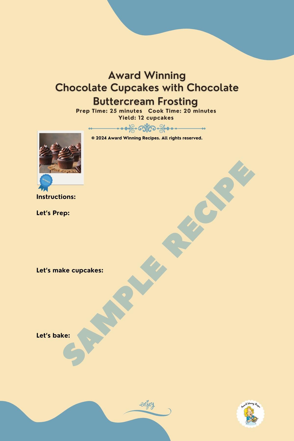 Chocolate Cupcakes With Buttercream Frosting Recipe, Award Winning ...