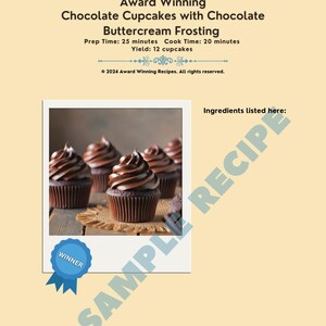 Chocolate Cupcakes With Buttercream Frosting Recipe, Award Winning ...