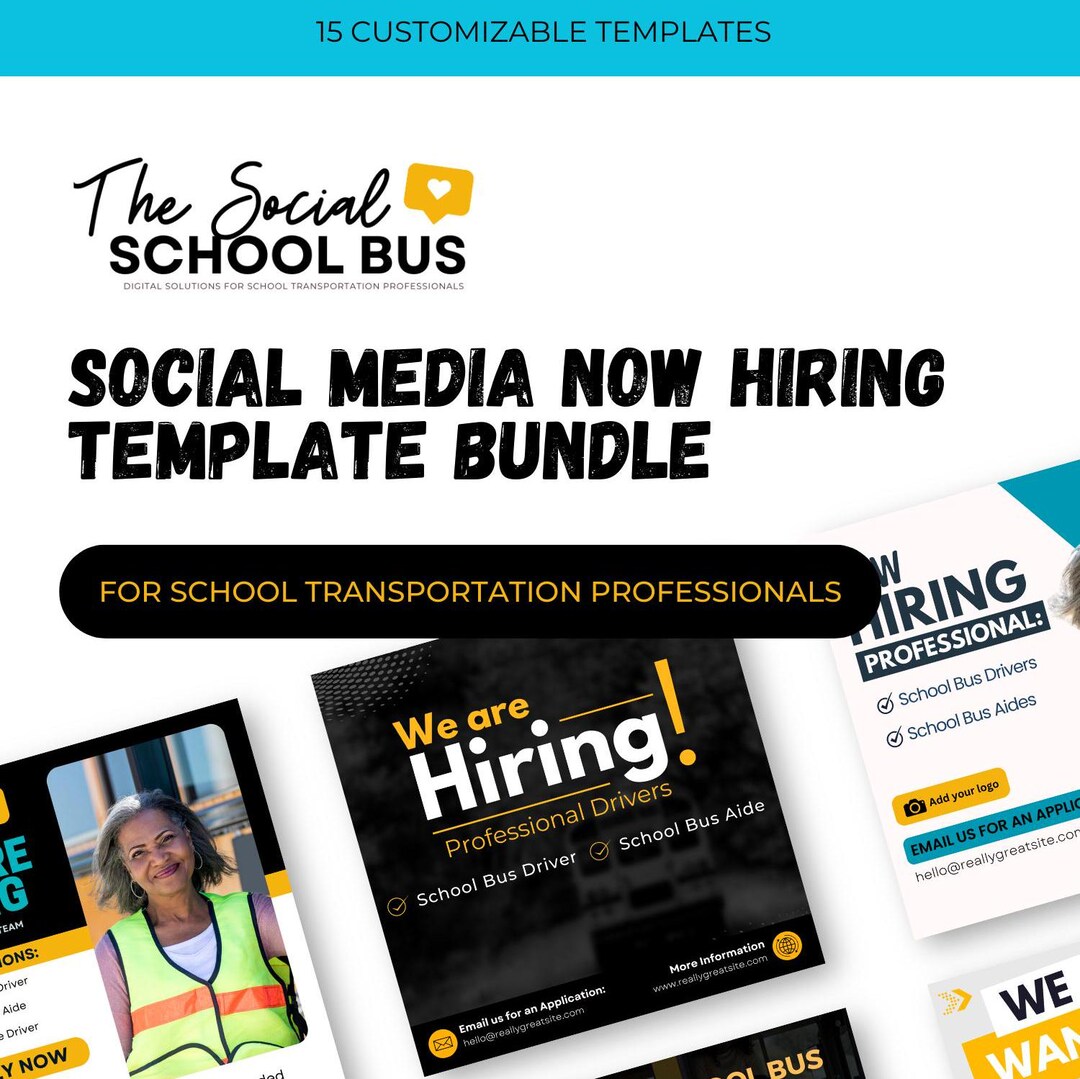 Now Hiring Drivers - Social Media Templates - Etsy