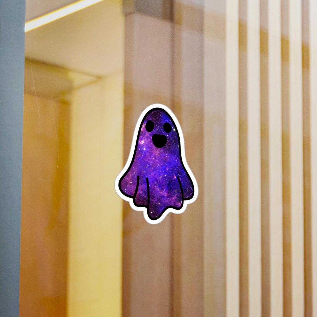 Ghost Galaxy Kiss-cut Vinyl Decals Spooky Halloween Stickers, Space ...