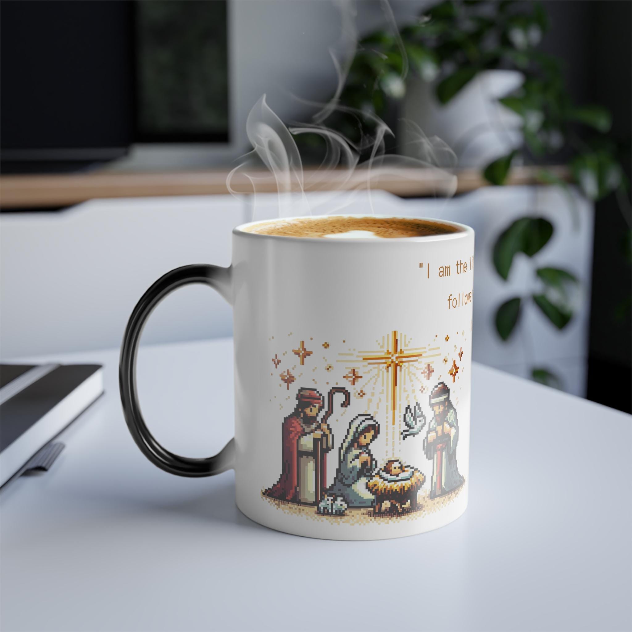 Light of the World Color Morphing Mug, Christmas Gift Idea, Nativity ...