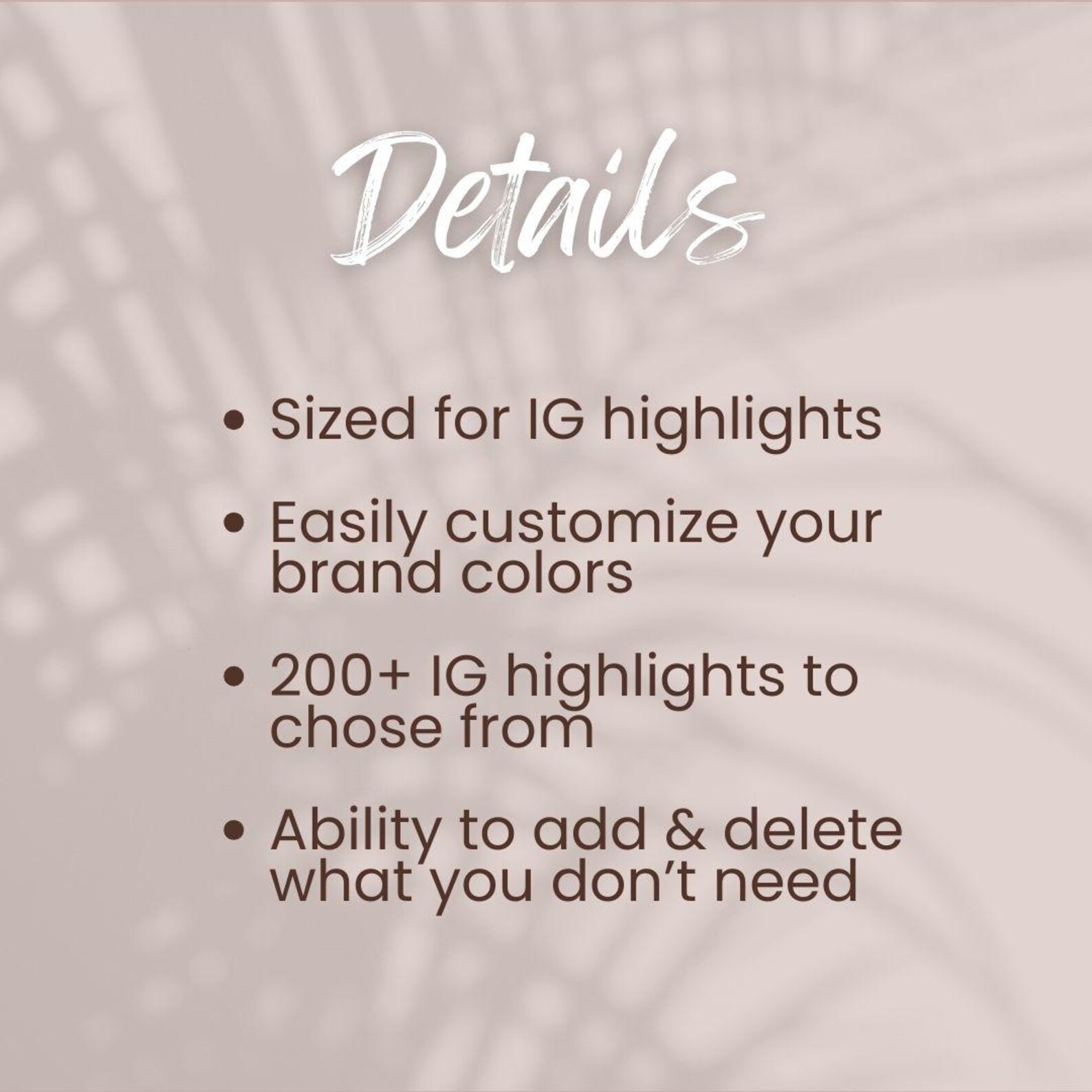 LARGE SUITE of Instagram Highlights Templates, Customizable, Editable ...