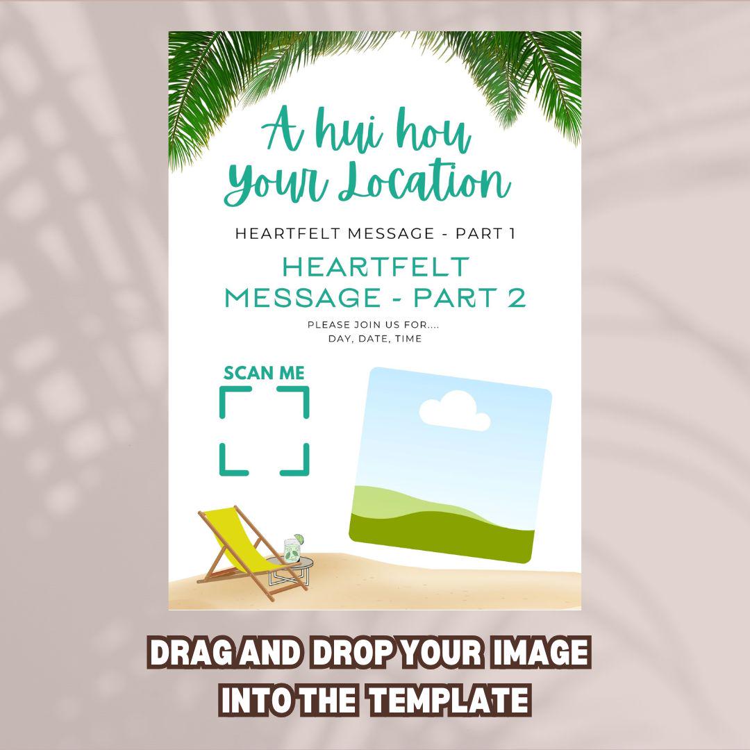 Farewell Card Template, Going Away, Goodbye, A Hui Hou, Printable ...