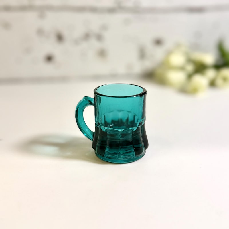 Federal Glass Mini Mugs - Etsy