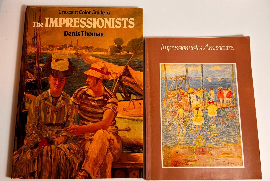 2 Vintage Art Books on Impressionism. - Etsy