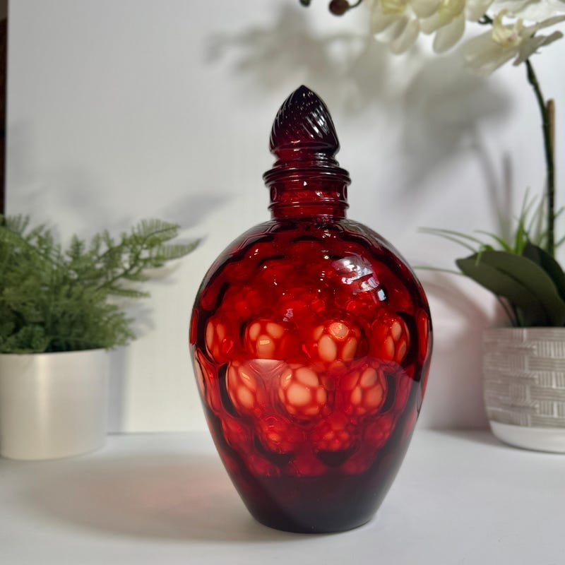 Pigeon Blood Glass - Etsy