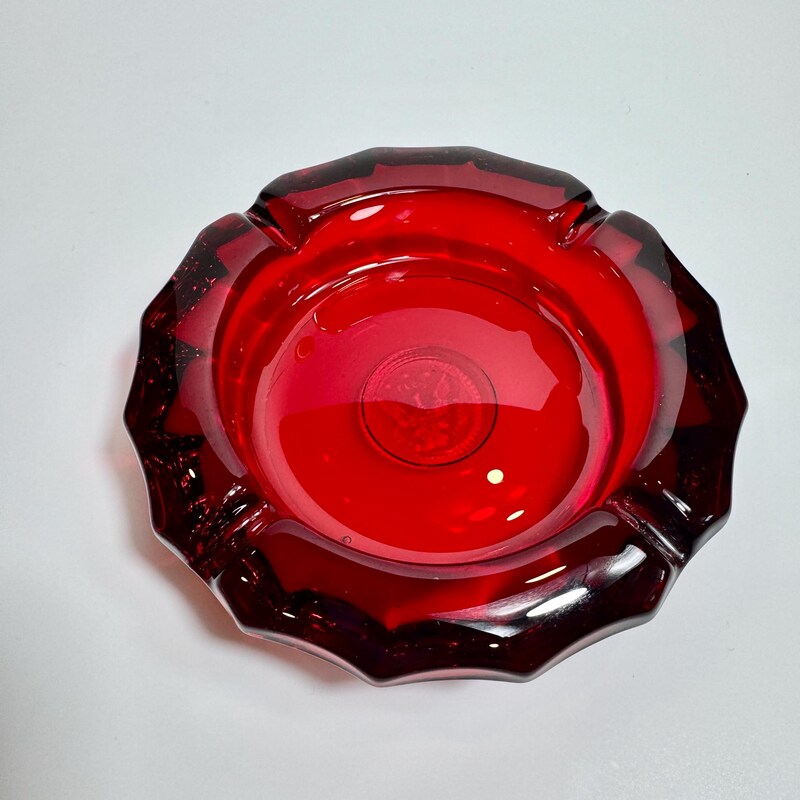 Red Ashtray - Etsy