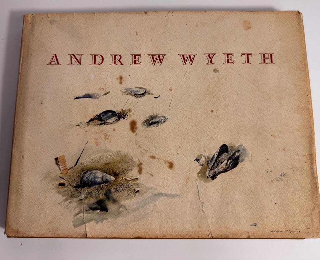 Andrew Wyeth Art Exhibition Book Hardcover Boston Museum of Fine Arts ...