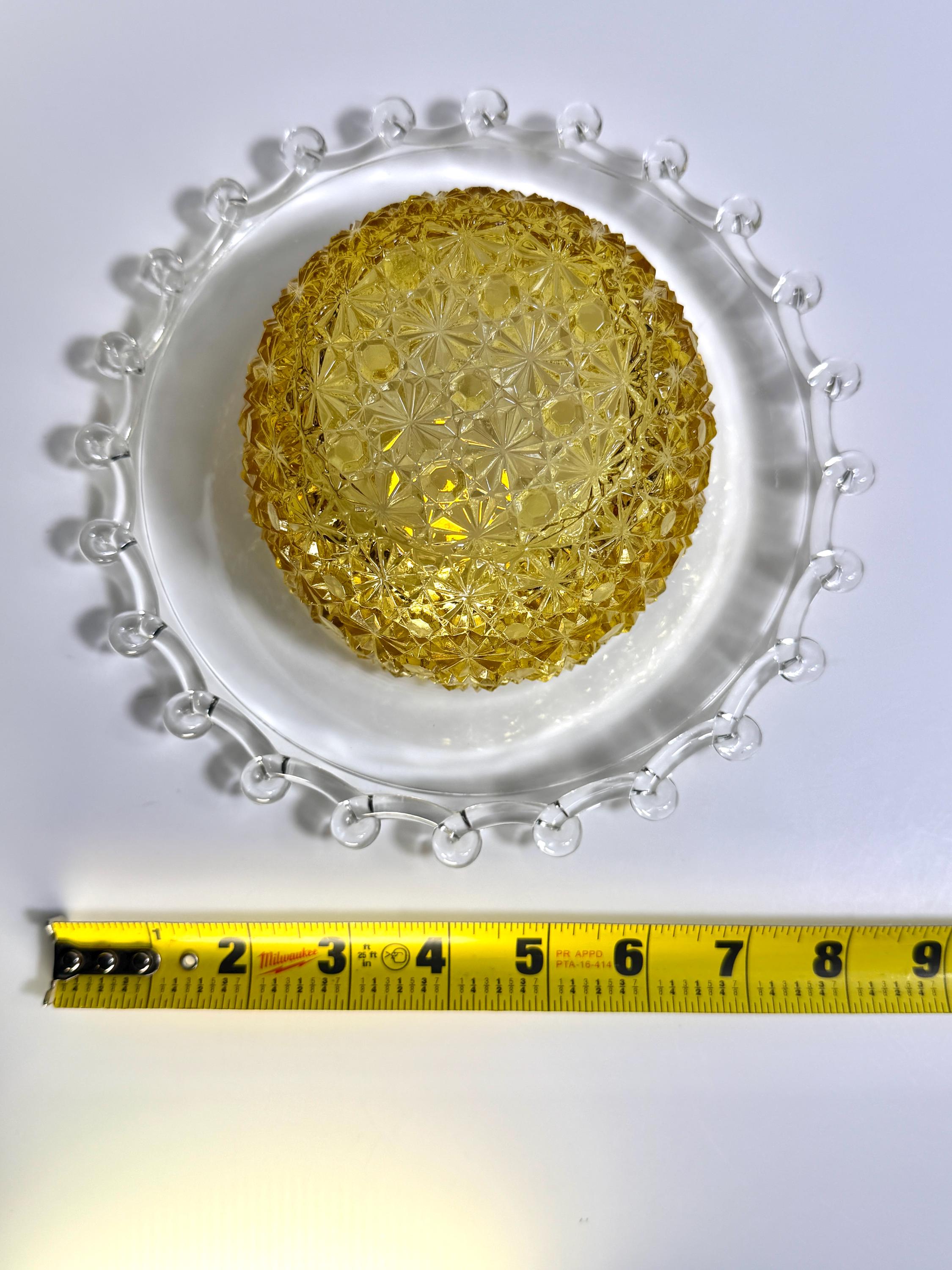 Golden Hour Glow Lamp • "glamp" • Vintage Glass Mood Light - Etsy