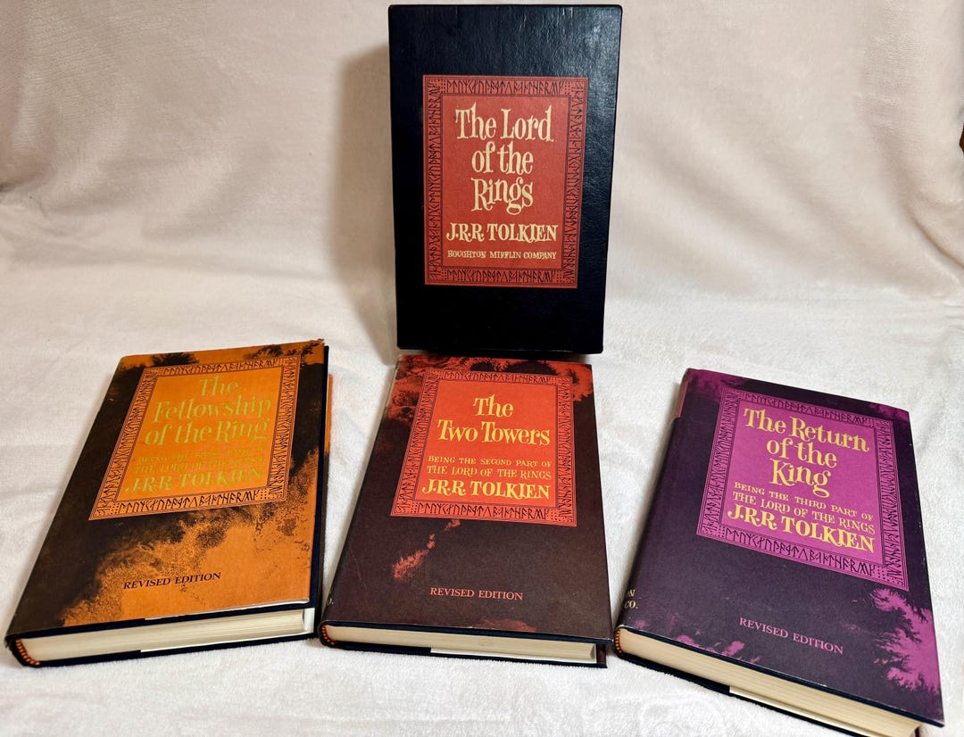 JRR Tolkien Lord of the Rings Box Set 1965, Second Edition 12th ...