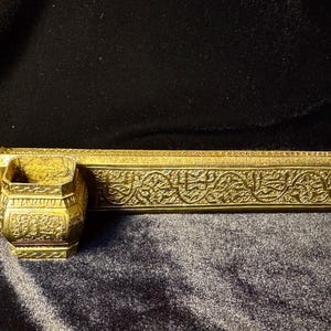 Ottoman Empire Antique Persian Brass Inkwell Qalamdan, Writing Tool ...