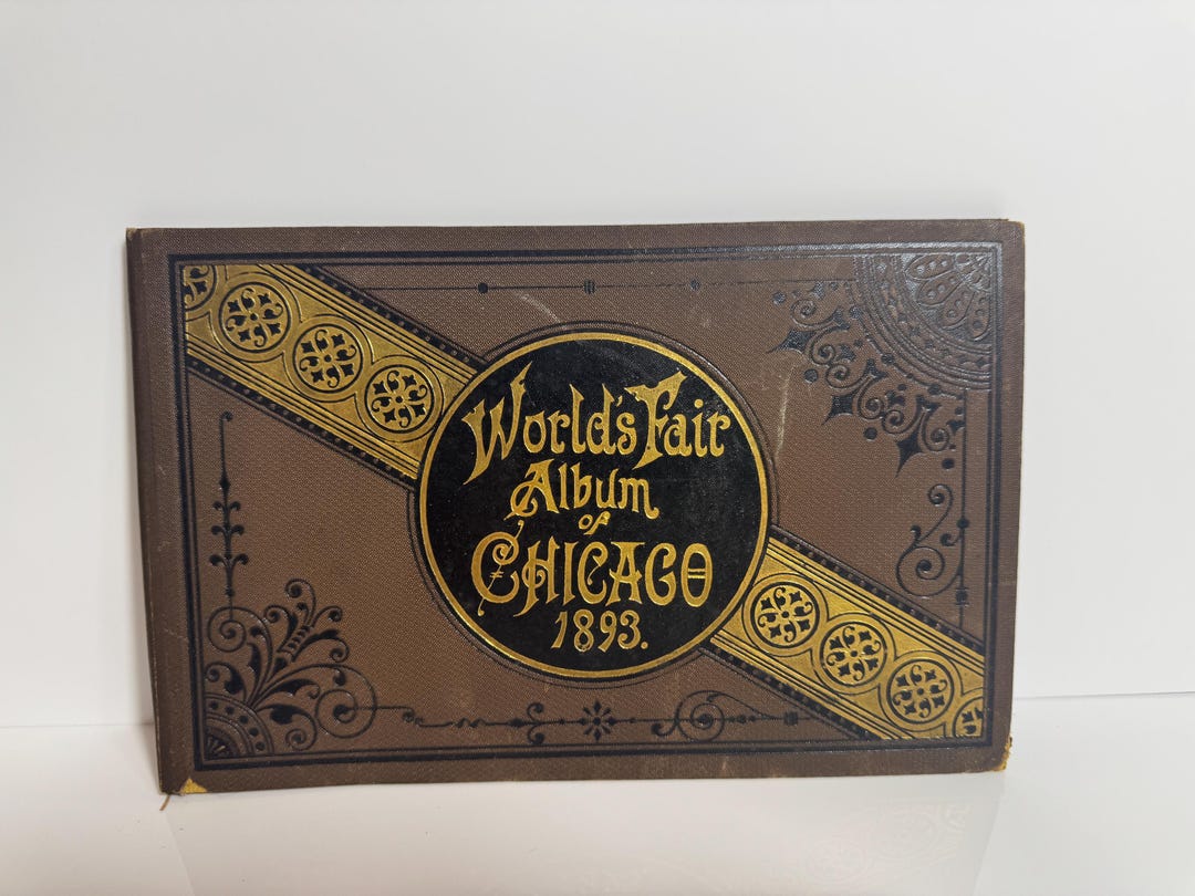 Antique 1893 Chicago Worlds Fair Colombian Exposition Souvenir Building ...